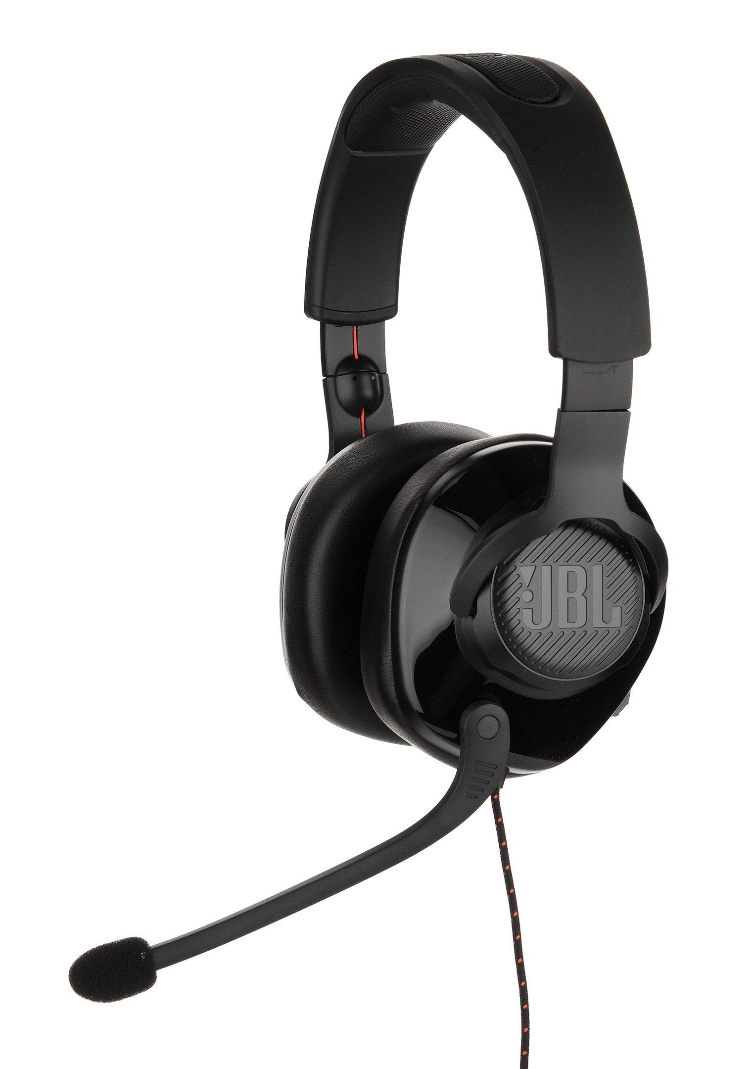 JBL Quantum 300 Hybrid Wired Over-Ear Gaming Headset With Flip-Up Mic ...