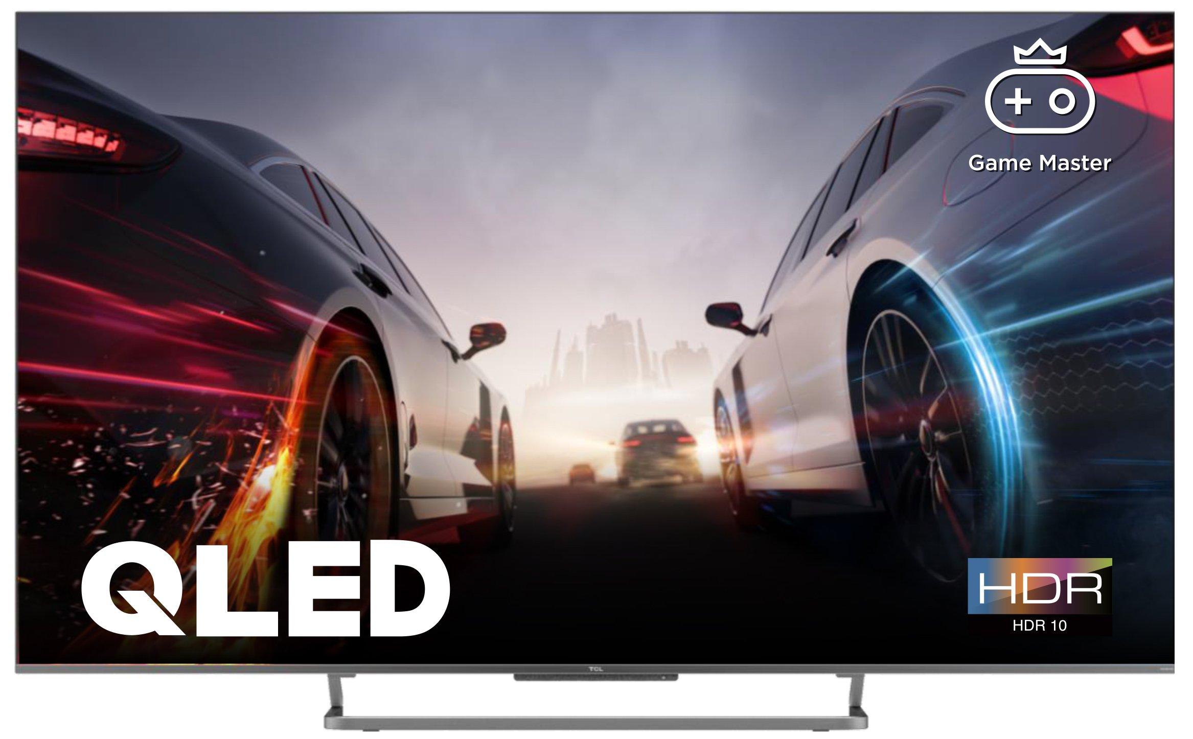 TCL 65 Inch, 4K HDR Android, QLED TV, 65C728 - eXtra Oman