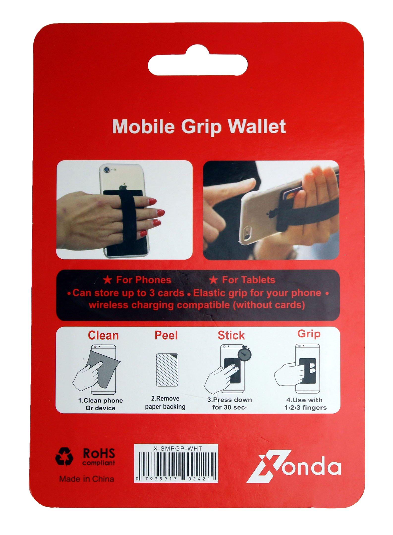 Xonda Mobile Grip with Wallet, Black - eXtra