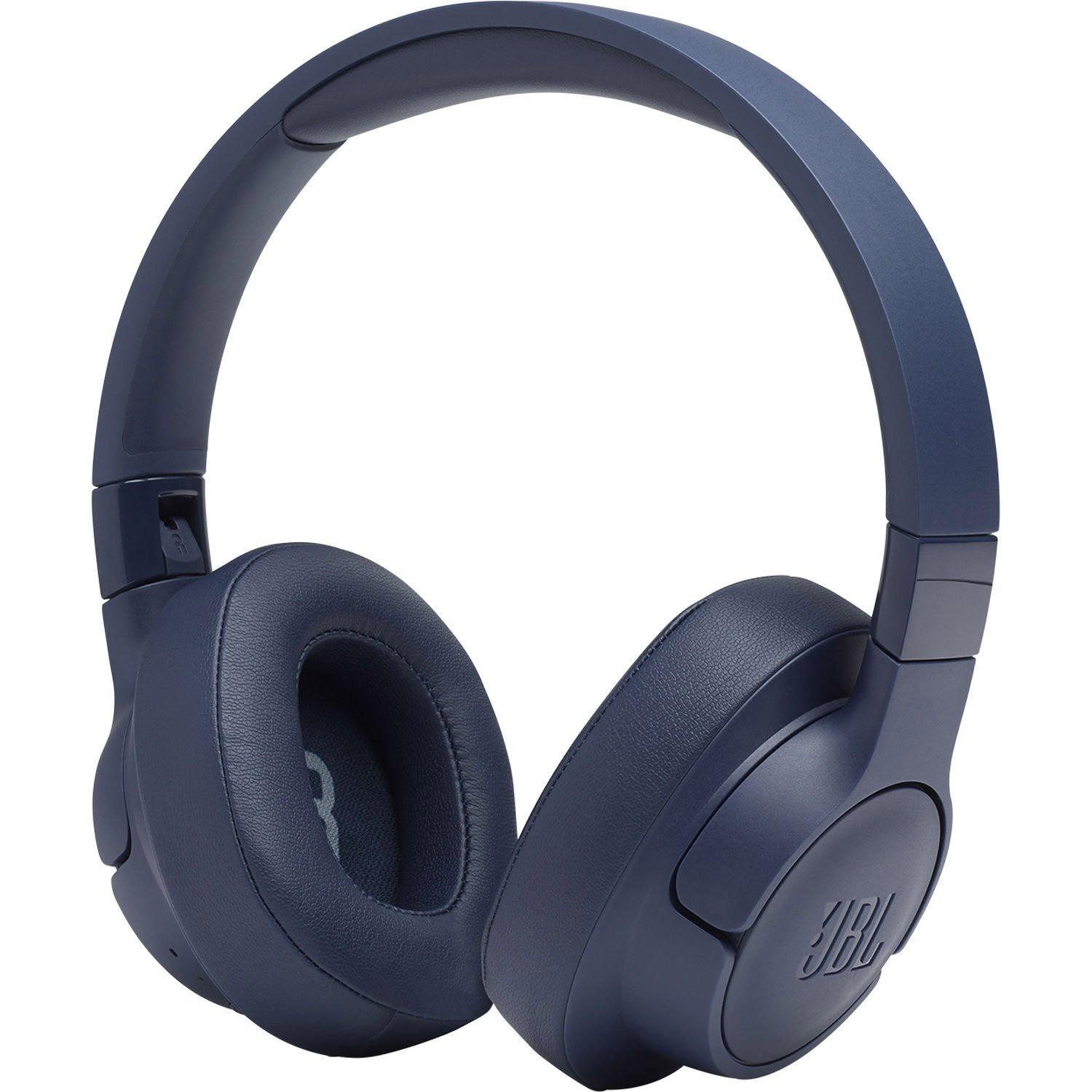 JBL Wireless Over Ear Headphone, Bluetooth , Blue. - eXtra Oman