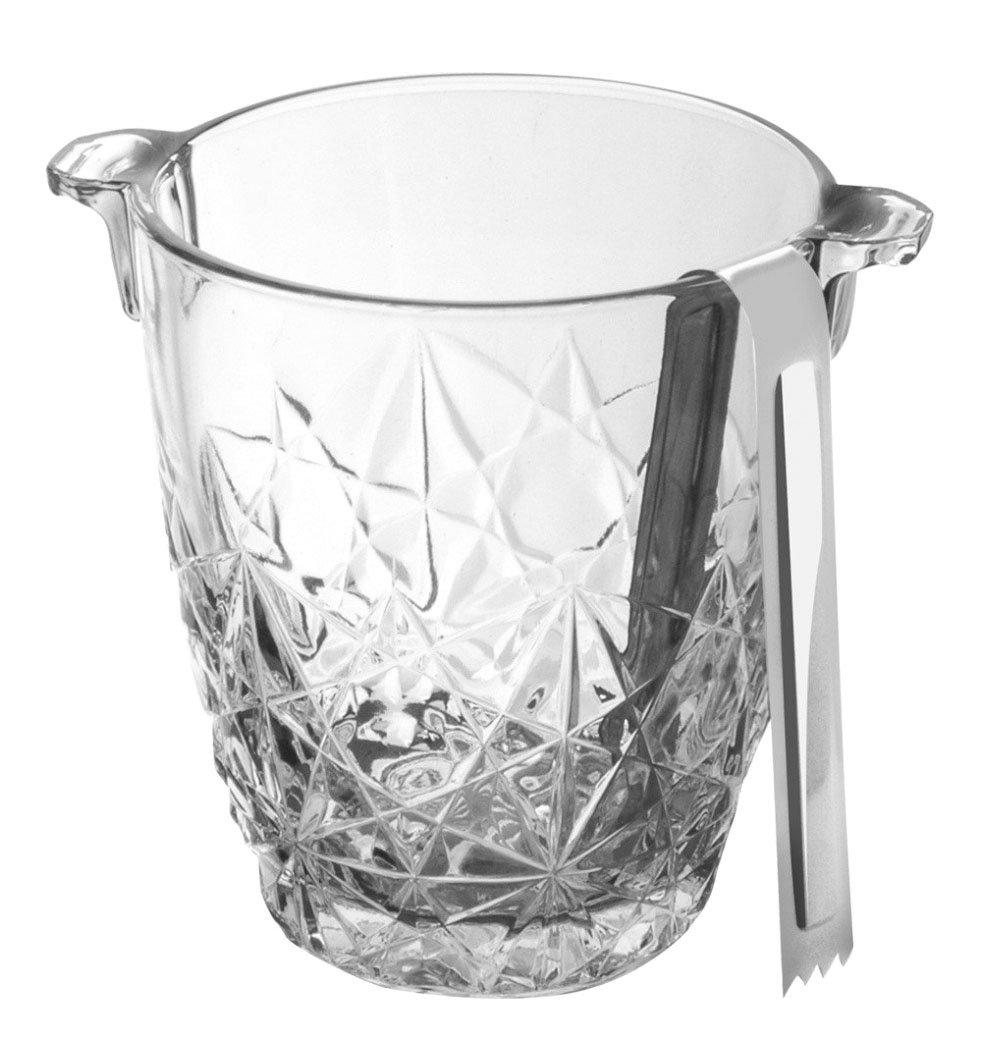 Bormioli Rocco Dedalo Ice Bucket, Glass , 0.9 Ltrs ,Clear - eXtra Oman