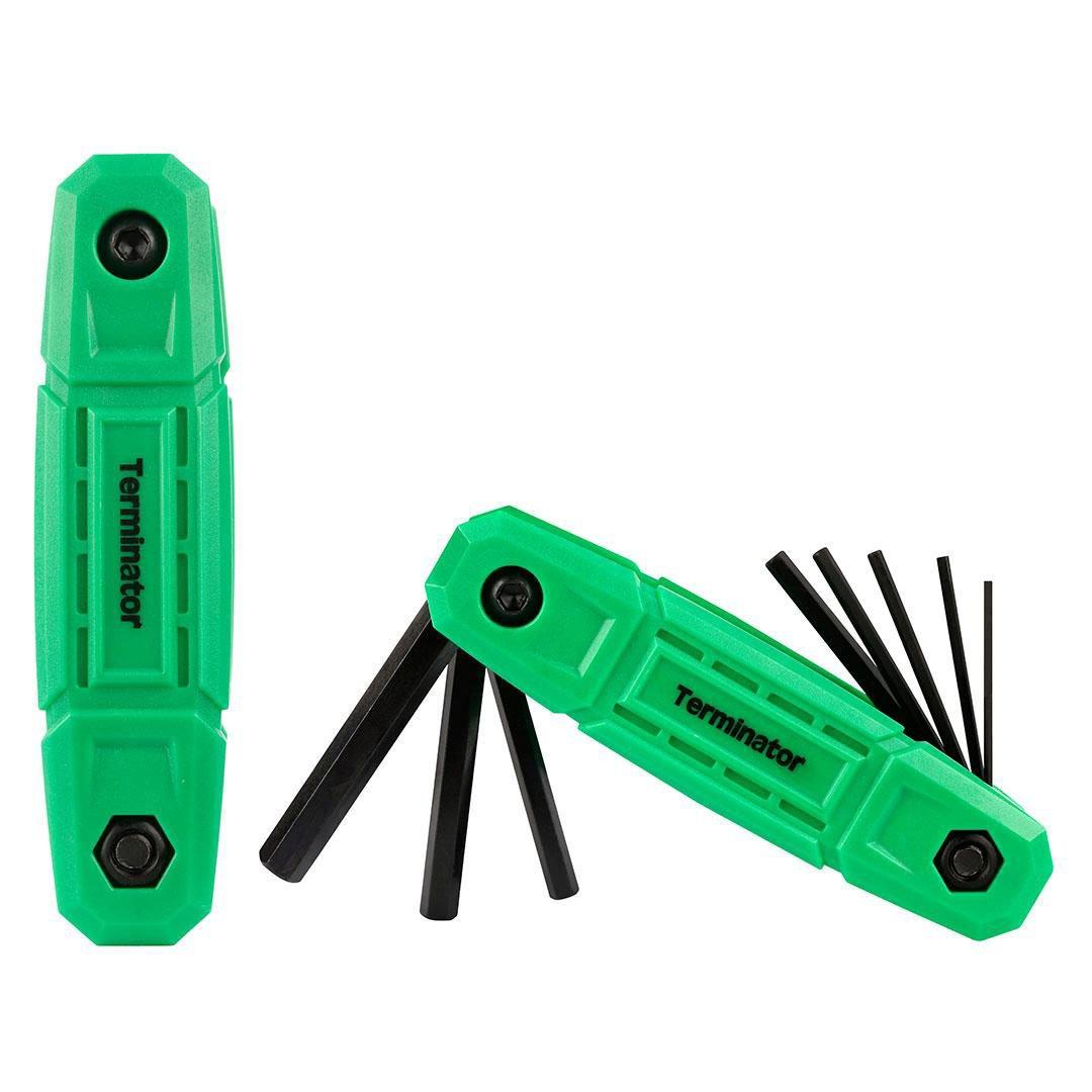 Terminator Folding Hex Key Set 8 Pcs - eXtra Oman