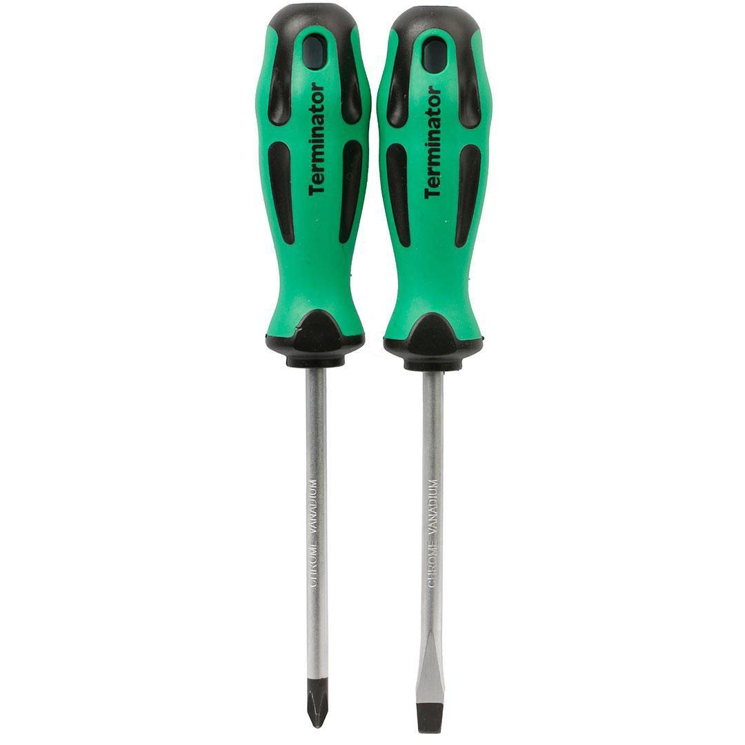Terminator Screw Driver Set, 2 Pcs - eXtra Oman