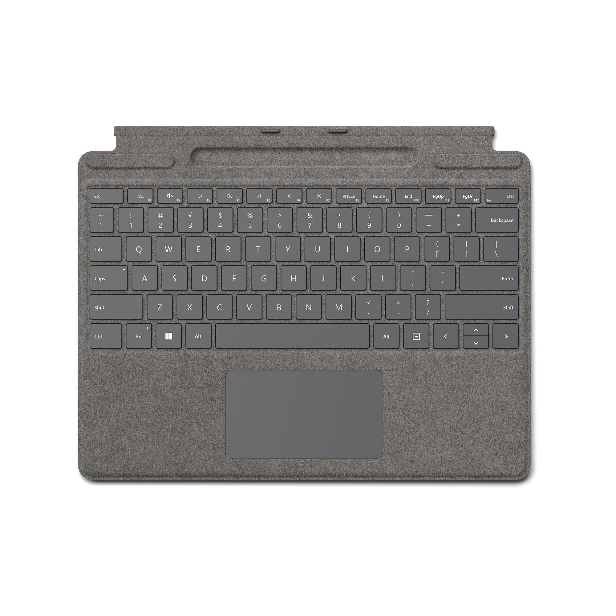 MICROSOFT Surface Pro Signature Keyboard Cover Arabic, Platinum price ...