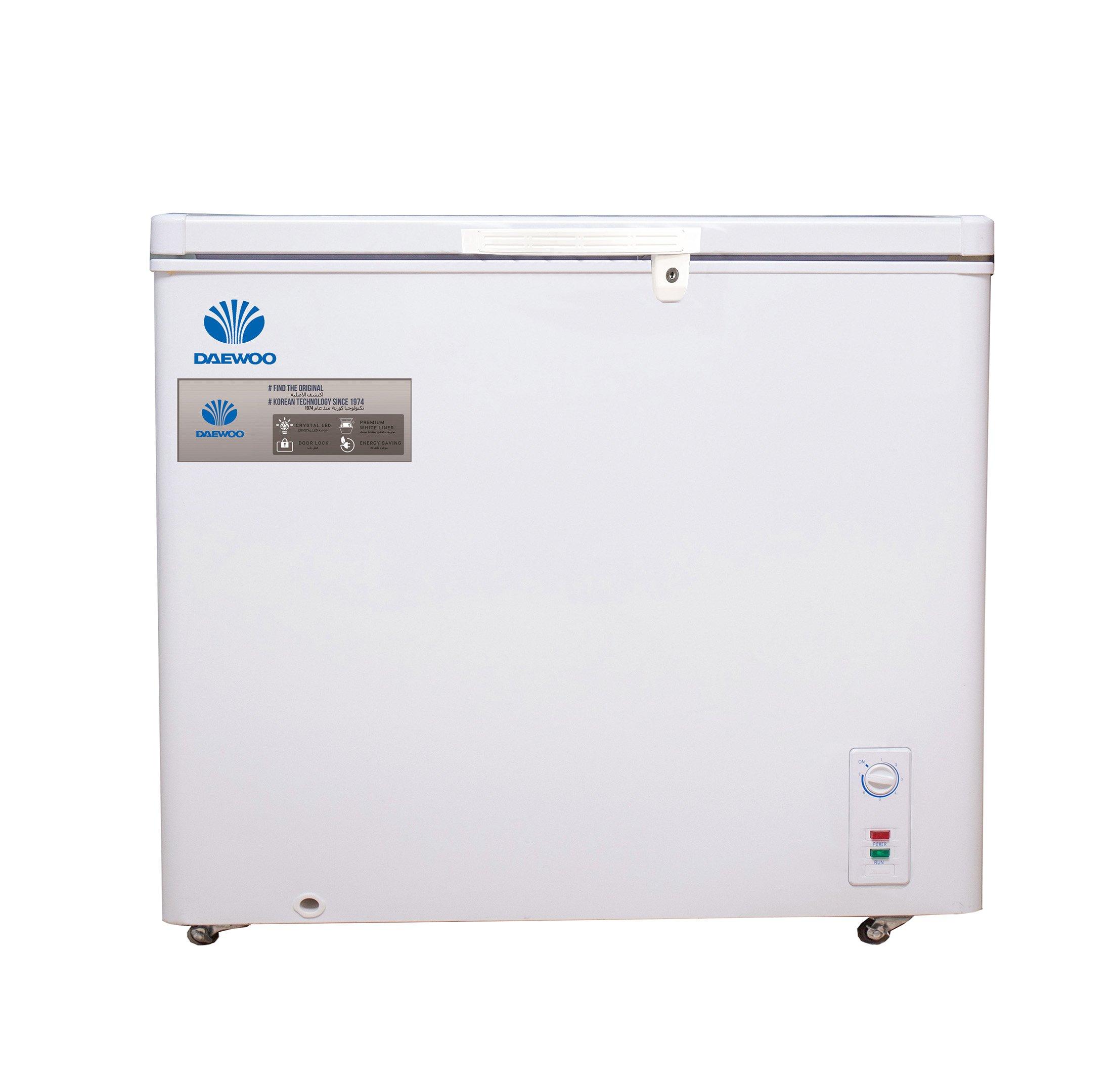 Daewoo 160 Ltrs Chest Freezer, 155 Lts Net Capacity, Manual Frost ...