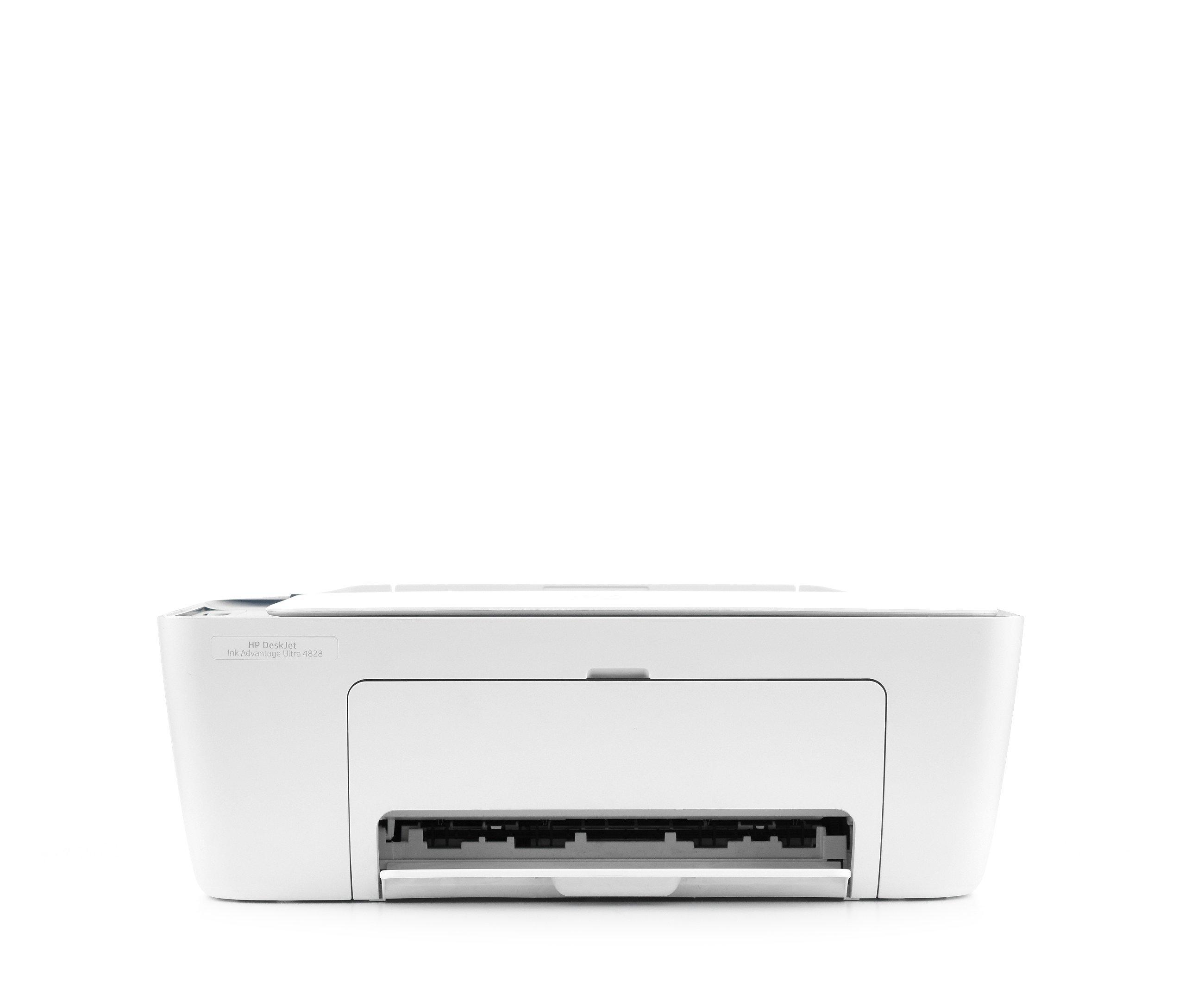 HP DeskJet Ultra 4828 AIO Printer, Print, Copy, Scan, Wireless, White ...