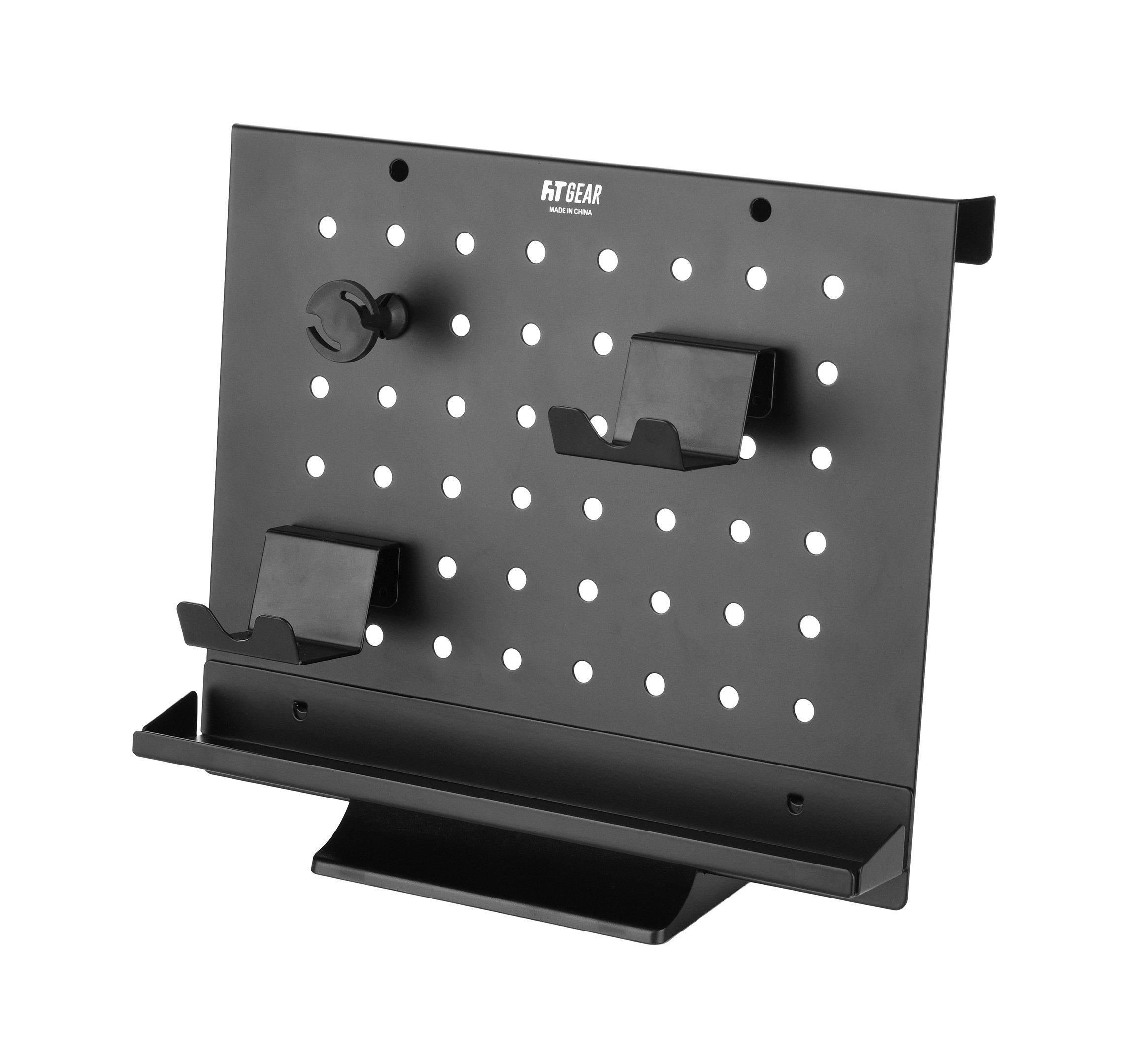 FIT GEAR, Desktop Organizer with Gaming Handle Holder, Black - eXtra