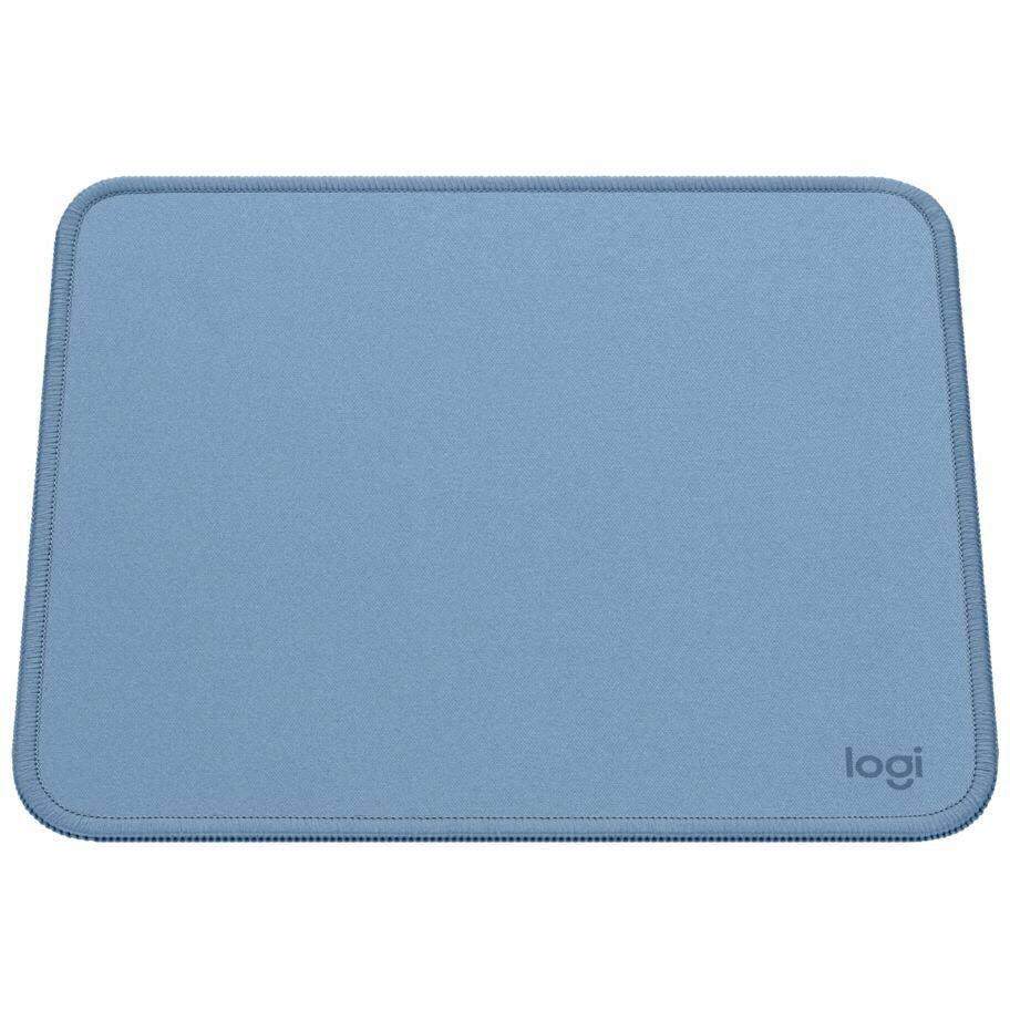 Logitech Mousepad, Polyester, Anti-Slip Base, Natural Rubber, Blue - eXtra