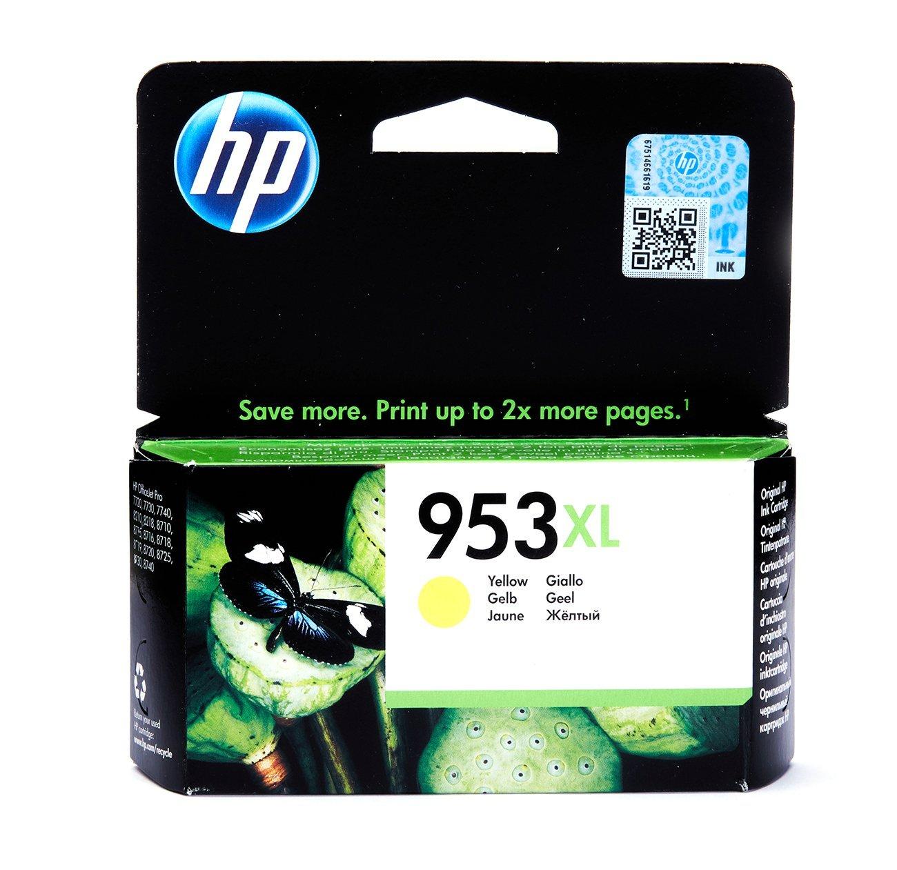 HP INK 953XL, High Yield Original Ink Cartridge, Yellow - eXtra