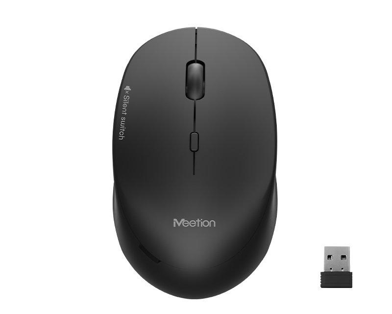 Meetion MT-R570 Wireless Mouse, Silent, 2.4Ghz Speed, Black - eXtra Bahrain
