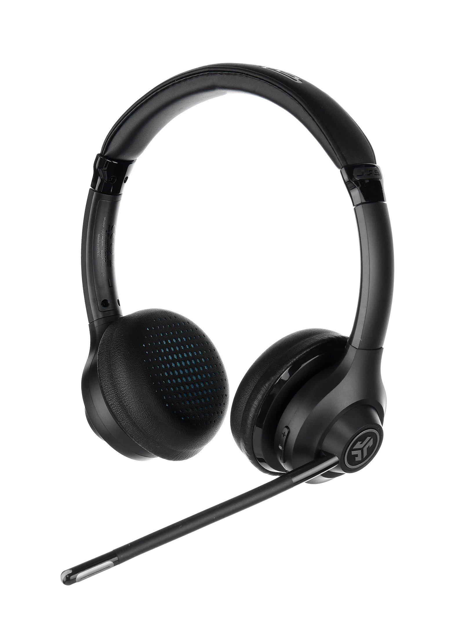 JLAB Go Work On Ear Wires & Wireless Headphone, Black - eXtra