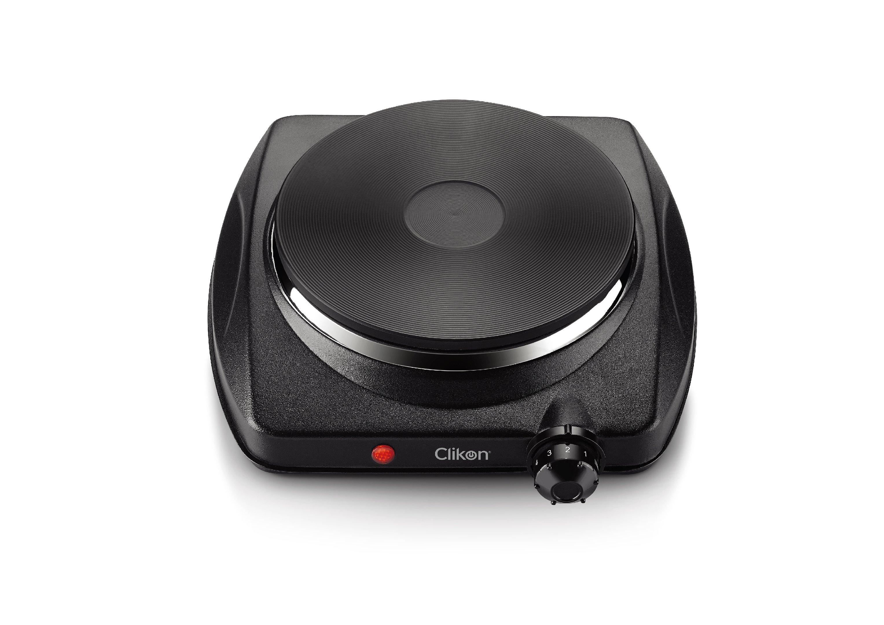 Clikon 1P Single Electric Hot Plate Concealed, 1500W, Black - eXtra Bahrain