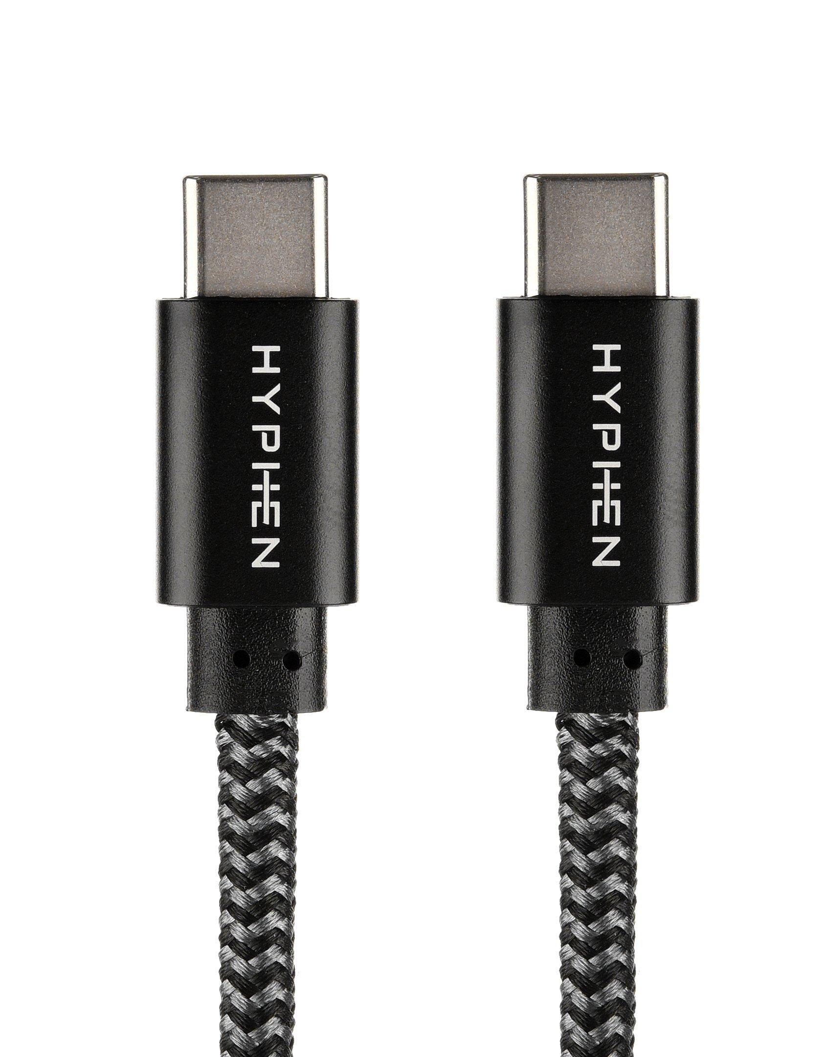 HYPHEN, Cable, Type-C to Type-C, Cable 1 m, Black - eXtra