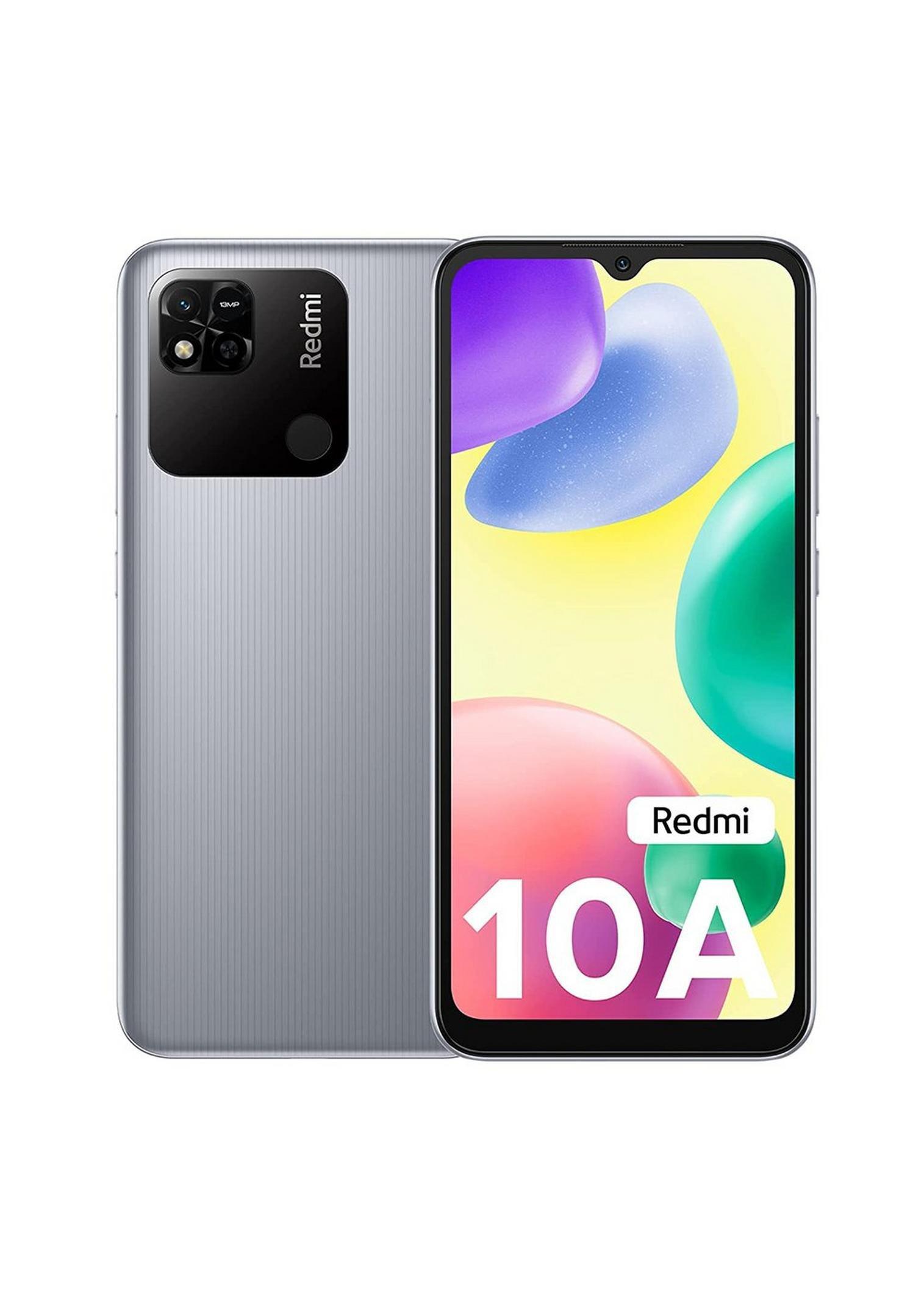 Redmi 10A, 4G, 128GB, Chrome Silver - eXtra Bahrain