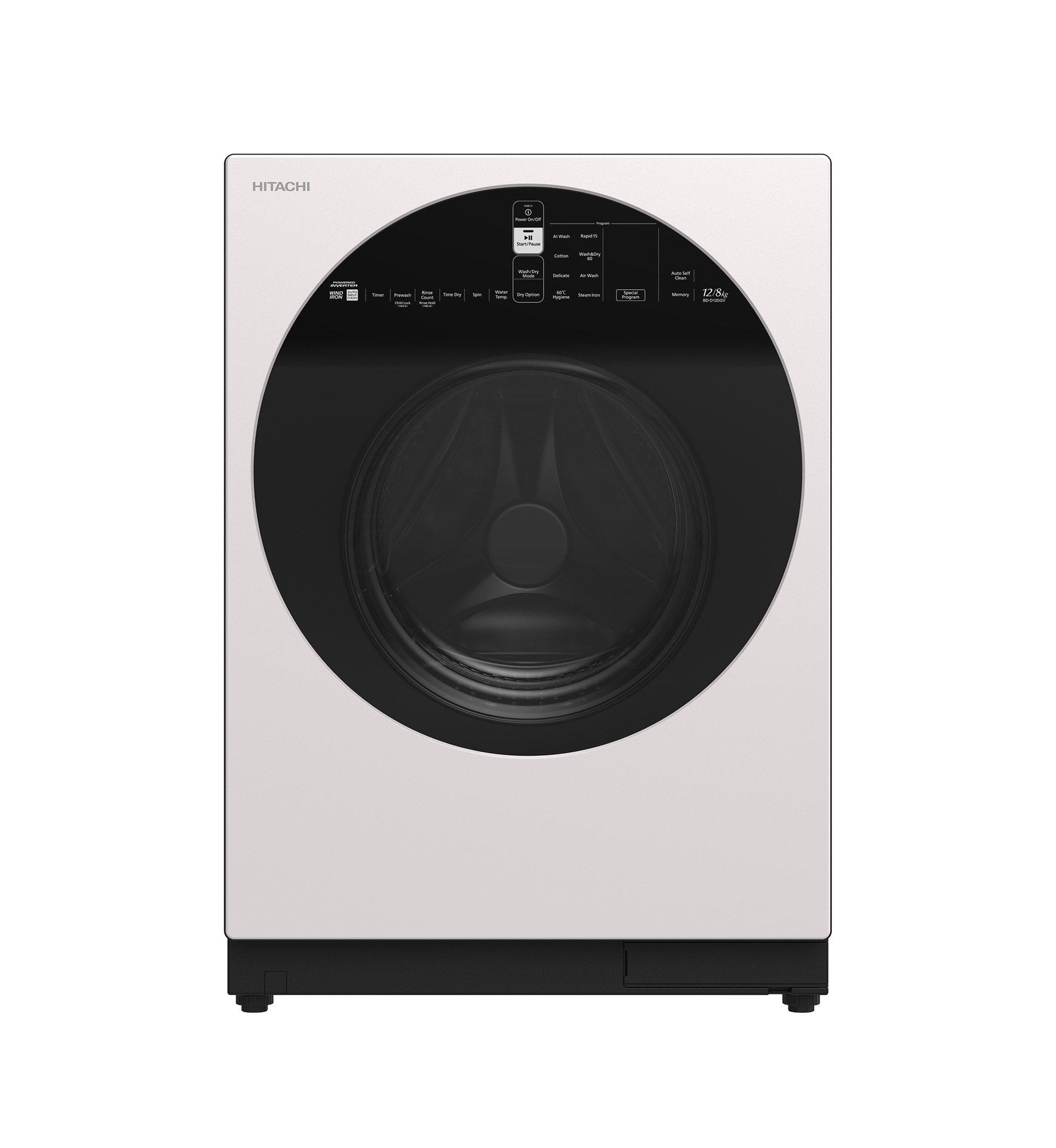 Hitachi 12kg/8kg Font Load Washer Dryer, 14 Programes, White. - eXtra ...