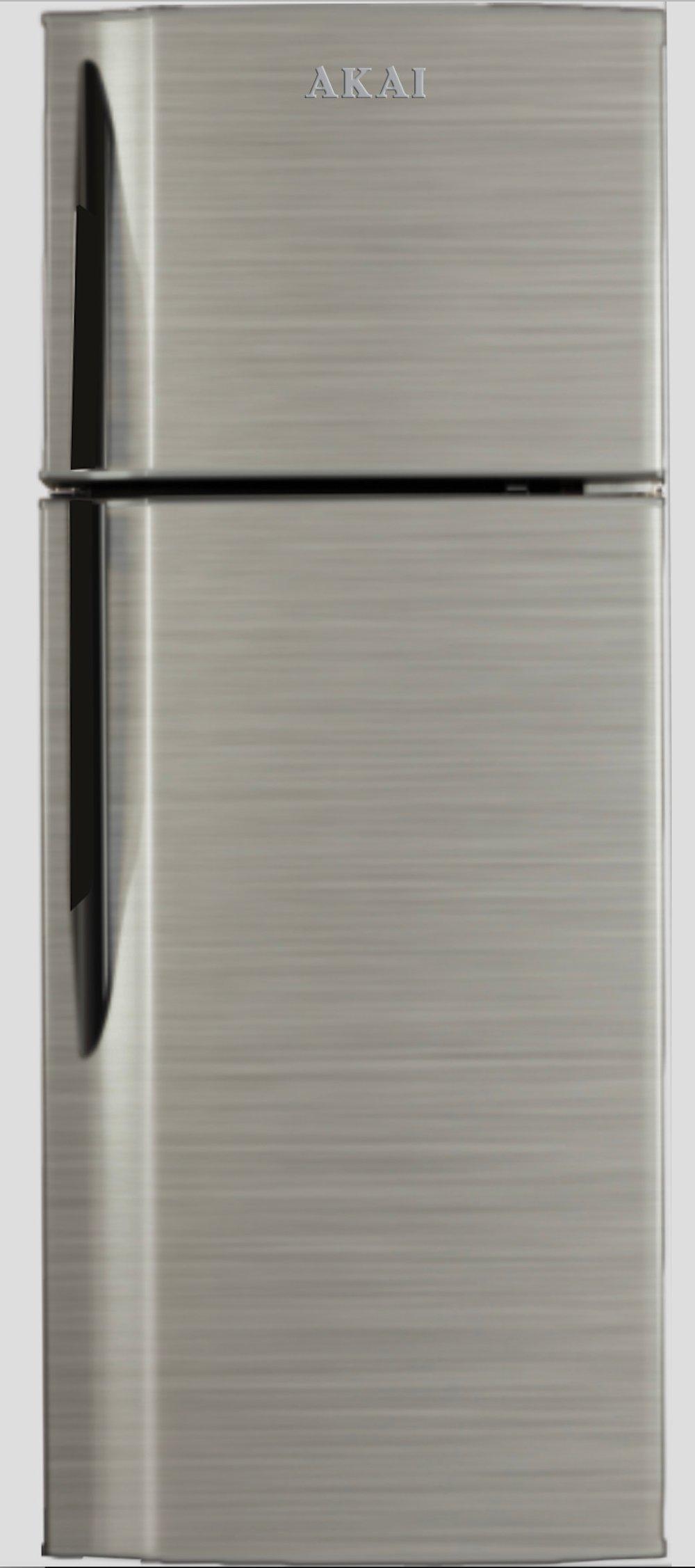 Akai Refrigerator, 211 Ltr Net Capacity, No Frost, Silver - eXtra Oman