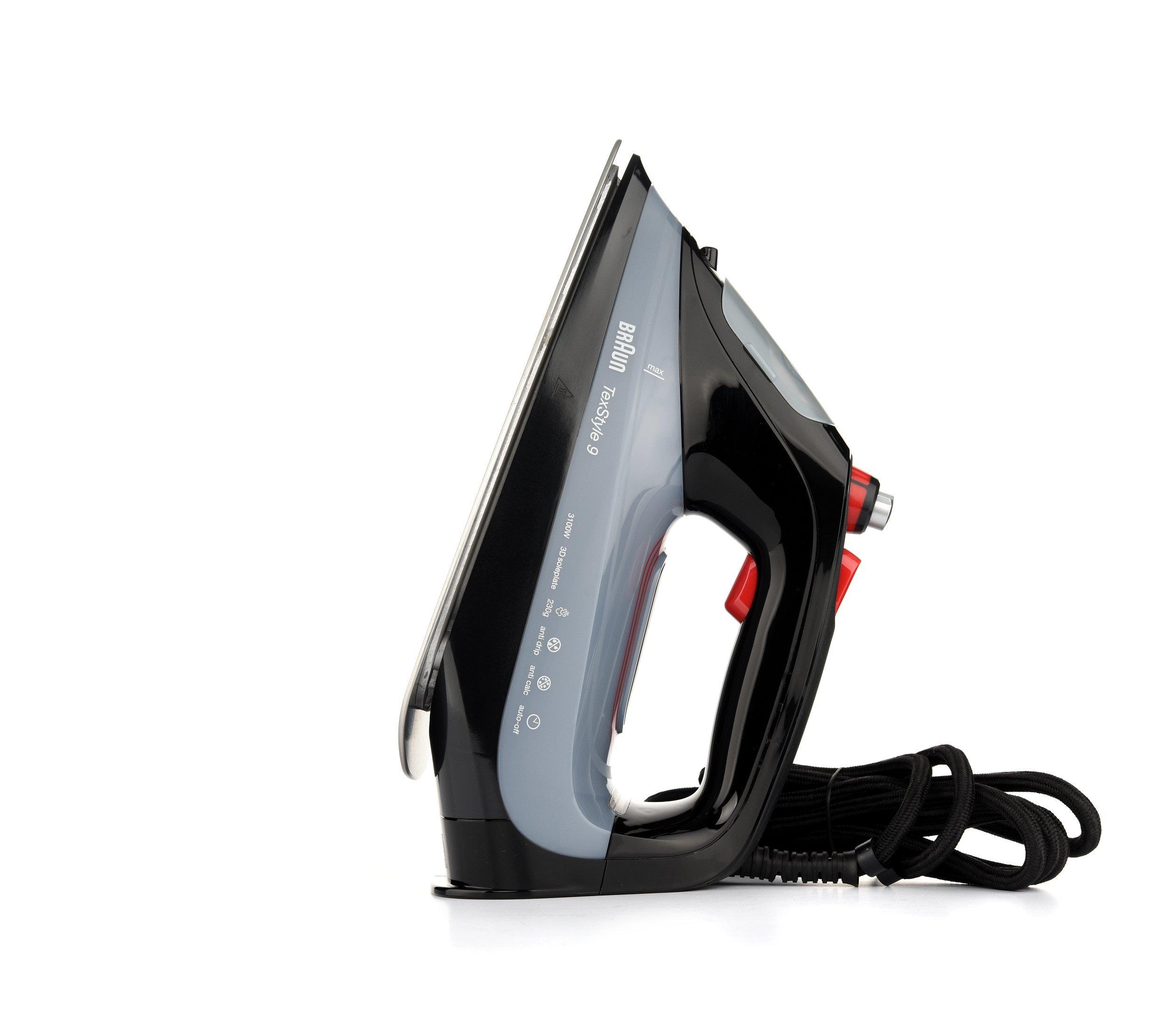 Braun TexStyle 9 Pro, iCare Technology, Steam, 3100W, Black - eXtra