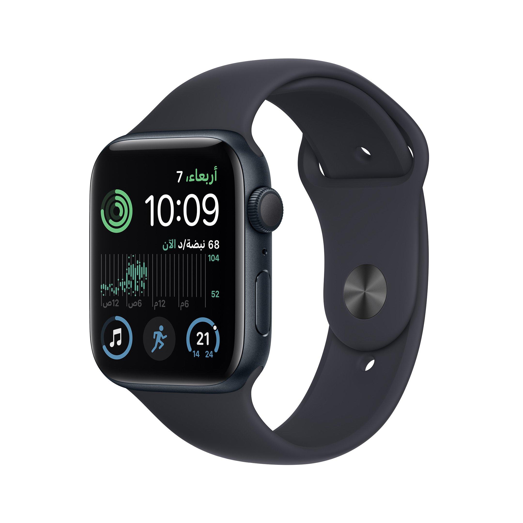 Apple Watch SE 2nd Gen GPS 44mm Midnight Case with Midnight Sport Band ... Apple Watch SE 2nd Gen GPS 44mm Midnight Case with Midnight Sport Band ...