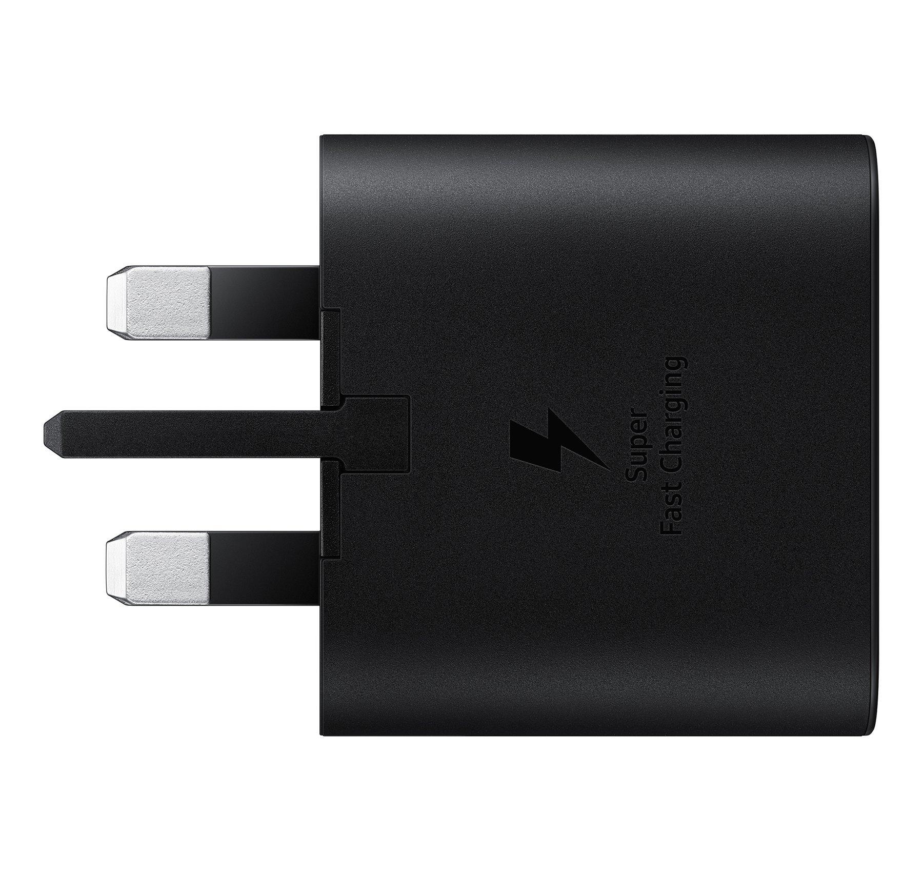Samsung 25 Watts Travel Adapter, Black - eXtra Oman