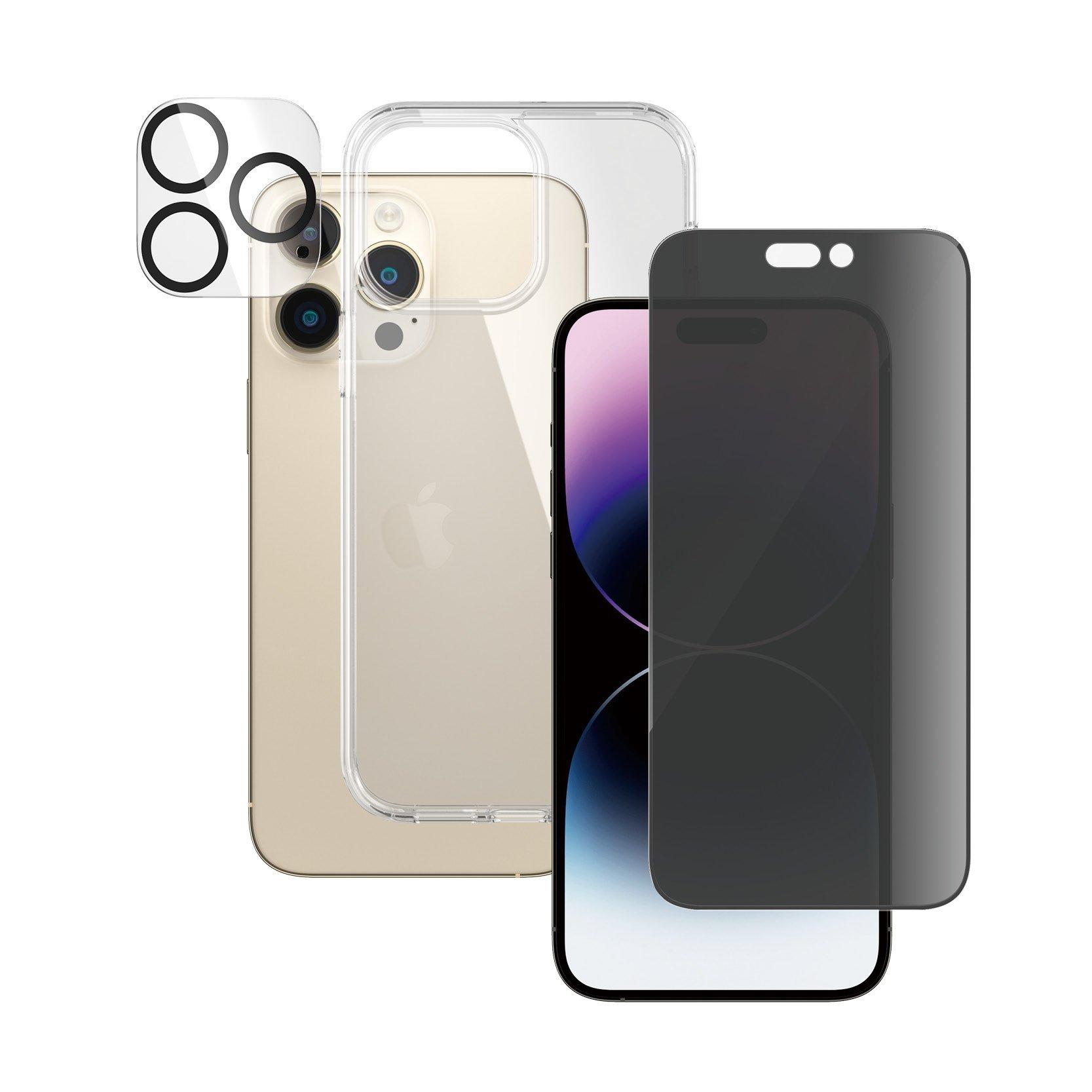 PanzerGlass iPhone 14 Pro Max Bundle Privacy (Screen Protector + Camera ...