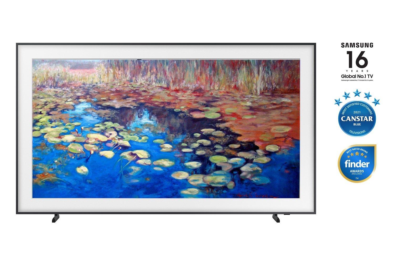 Samsung THE FRAME, 85-Inch Smart QLED TV UHD-4K, Black - eXtra Oman