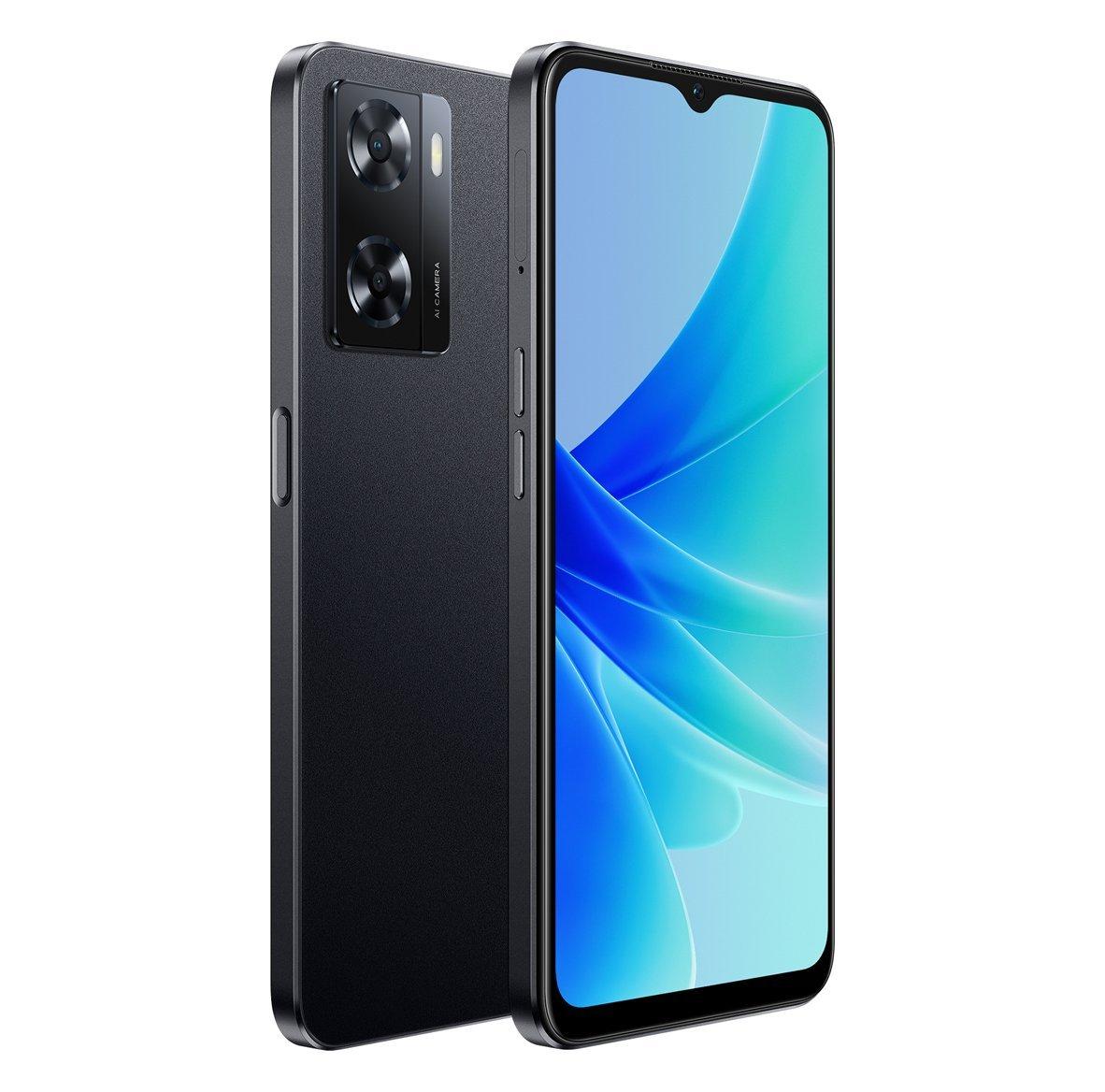 Oppo A57, 4G, 64GB, Glowing Black - eXtra Oman