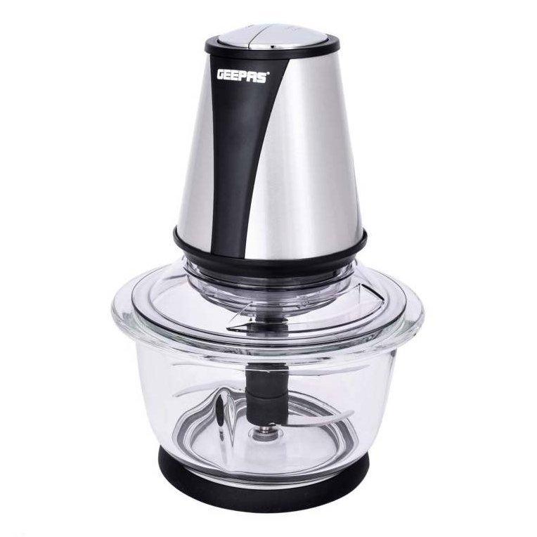Geepas 1.2 Lts Chopper, 400 Watts, Black & Silver - eXtra Oman