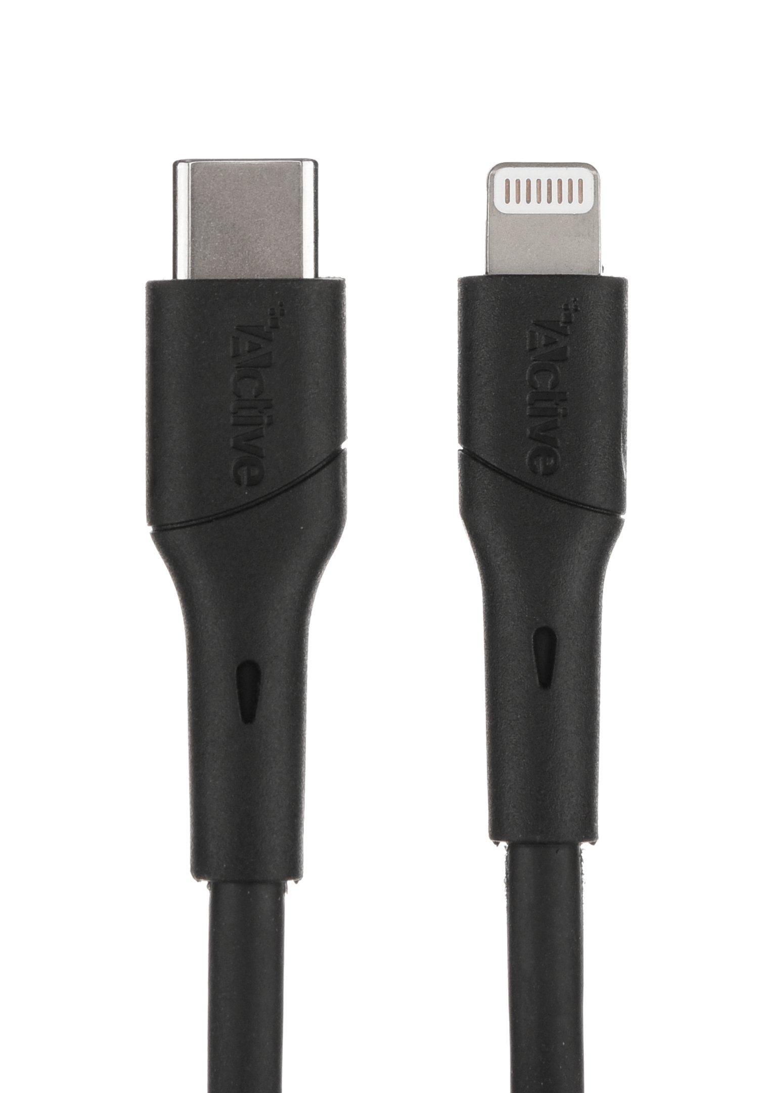 Active Type C to Lightning 2M, Black - eXtra