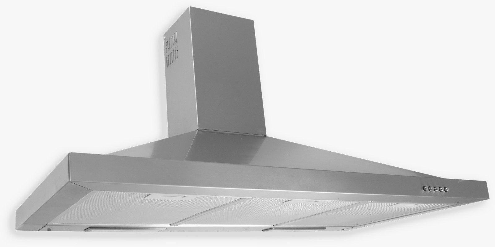 Zen 90cm Built-in Chimney Cooker Hood Stainless Steel 450m3/h Inox ...