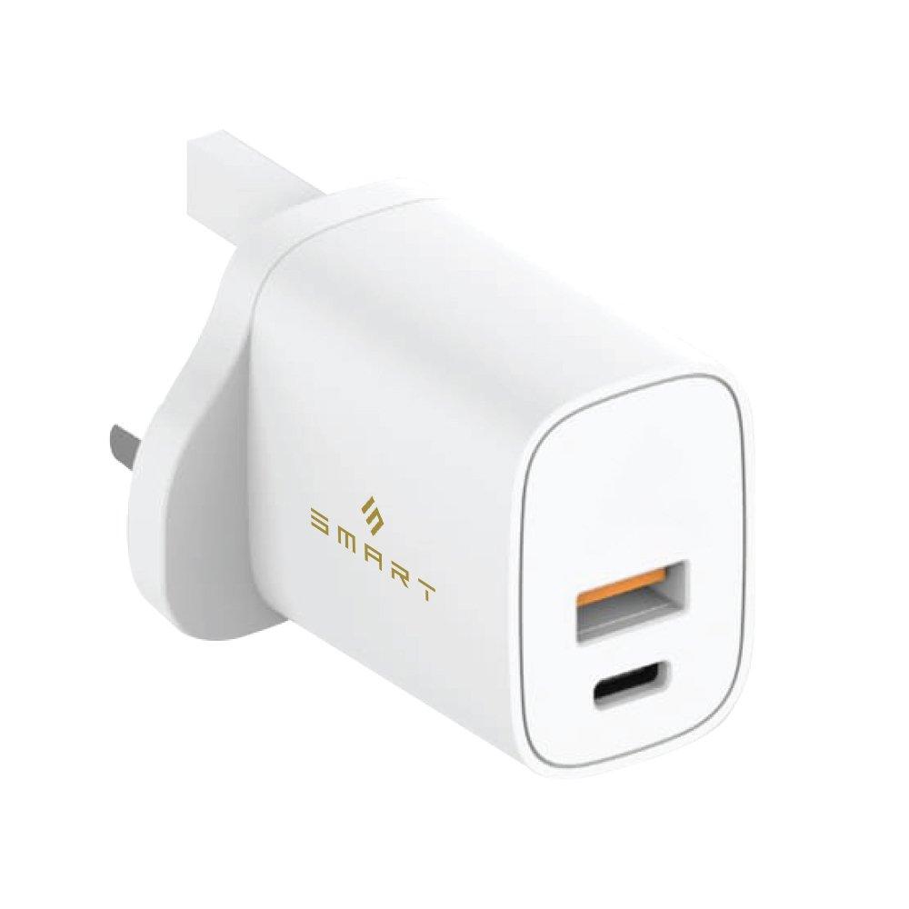 Smart iCONNECT USB AC Wall Adaptor UK Plug 30W White. - eXtra Bahrain