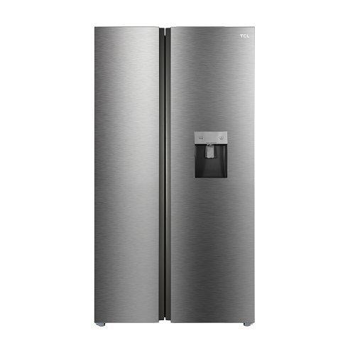 TCL 790.0L SBS Fridge With Water Dispenser No Frost, Inverter, Silver ...
