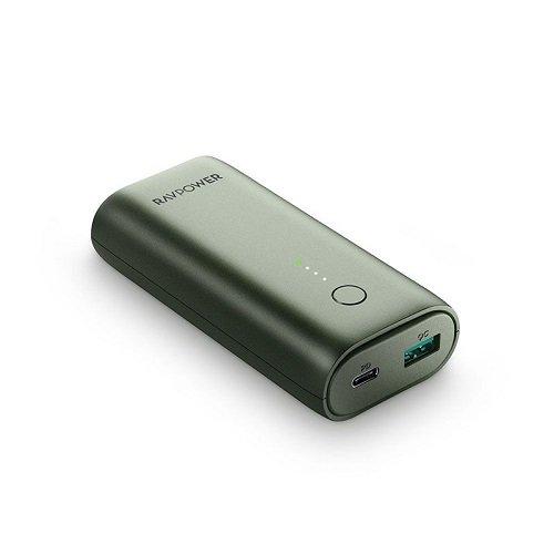 RavPower 10000mAh Power Bank, 20 Watts, Black - eXtra Oman