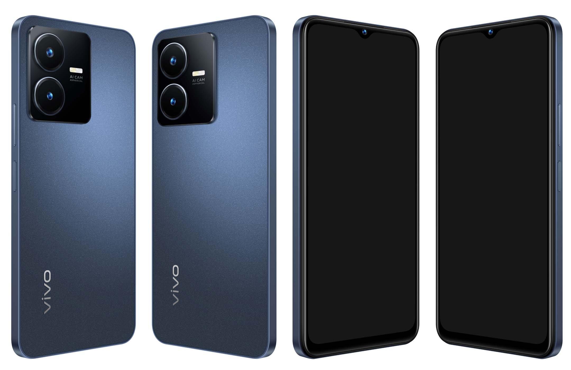 Vivo Y22, 4G, 64GB, Starlit Blue - eXtra Bahrain