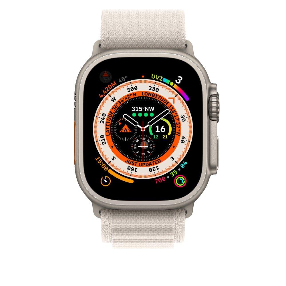 Apple Ultra Watch Alpine Loop, Large, 49MM, Starlight - eXtra