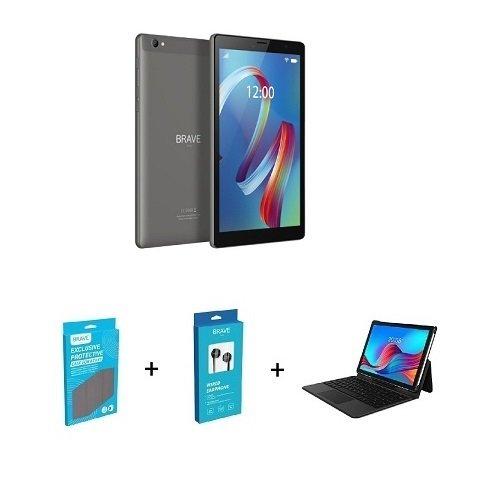 Brave Tablet, Wi-Fi, 8 Inch, 32GB, Grey - eXtra Oman