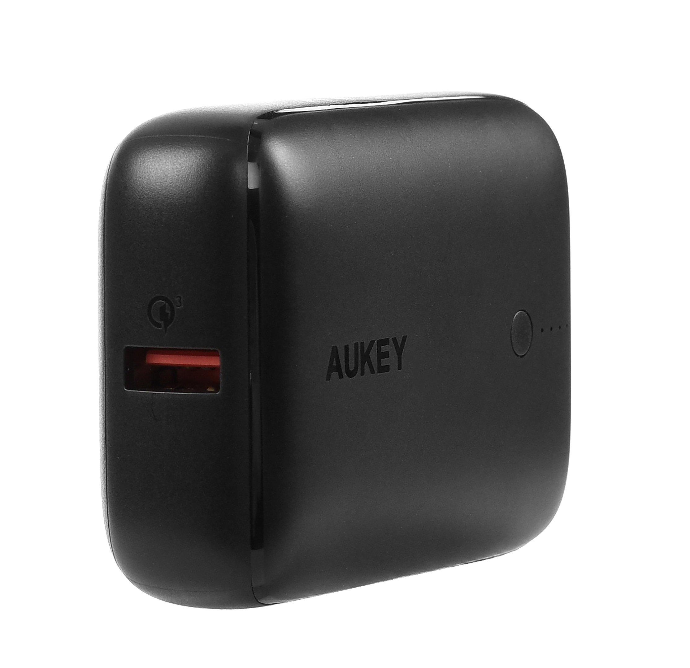 Aukey Mini Powerbank, 10000mAh Power Delivery,Black - eXtra