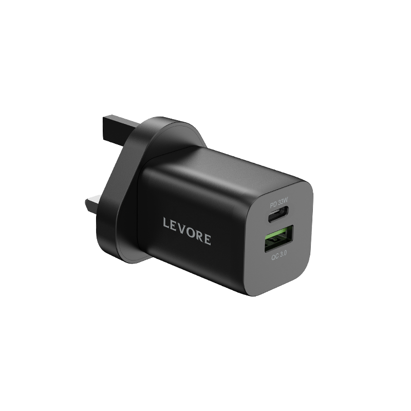 Levore Wall Charger 33W, Black - eXtra