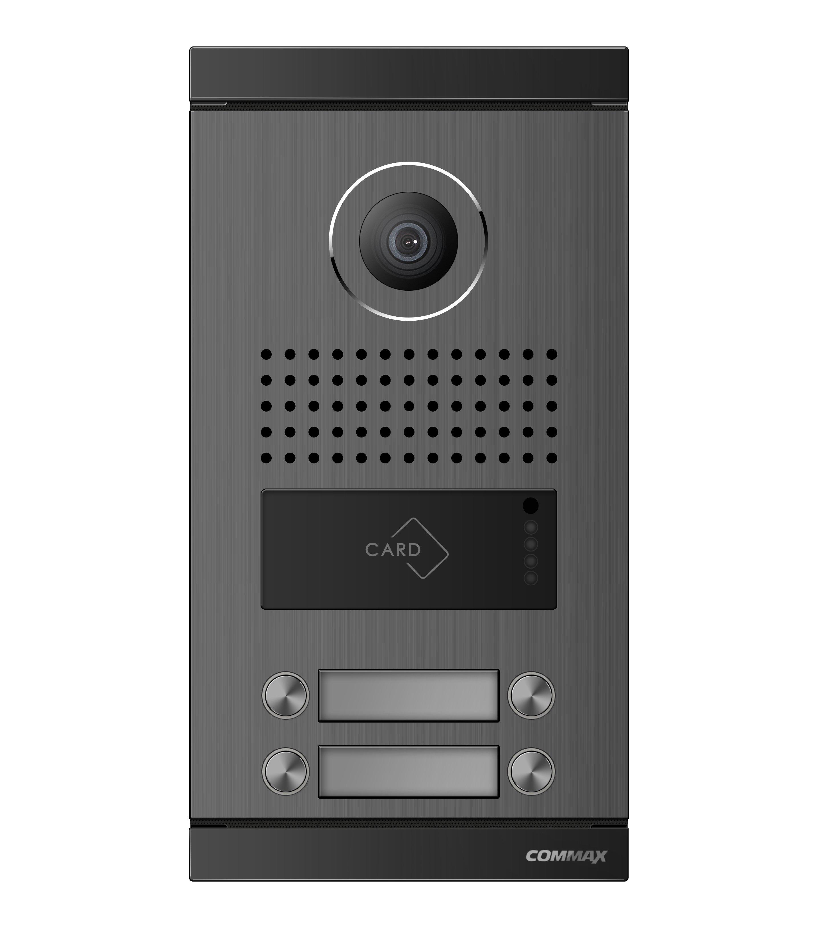 COMMAX 4 Button Outdoor Bell Camera for Videophone Black - eXtra Bahrain