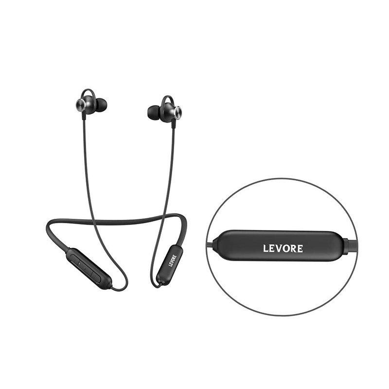 Levore in Ear Bluetooth Neckband, Black - eXtra