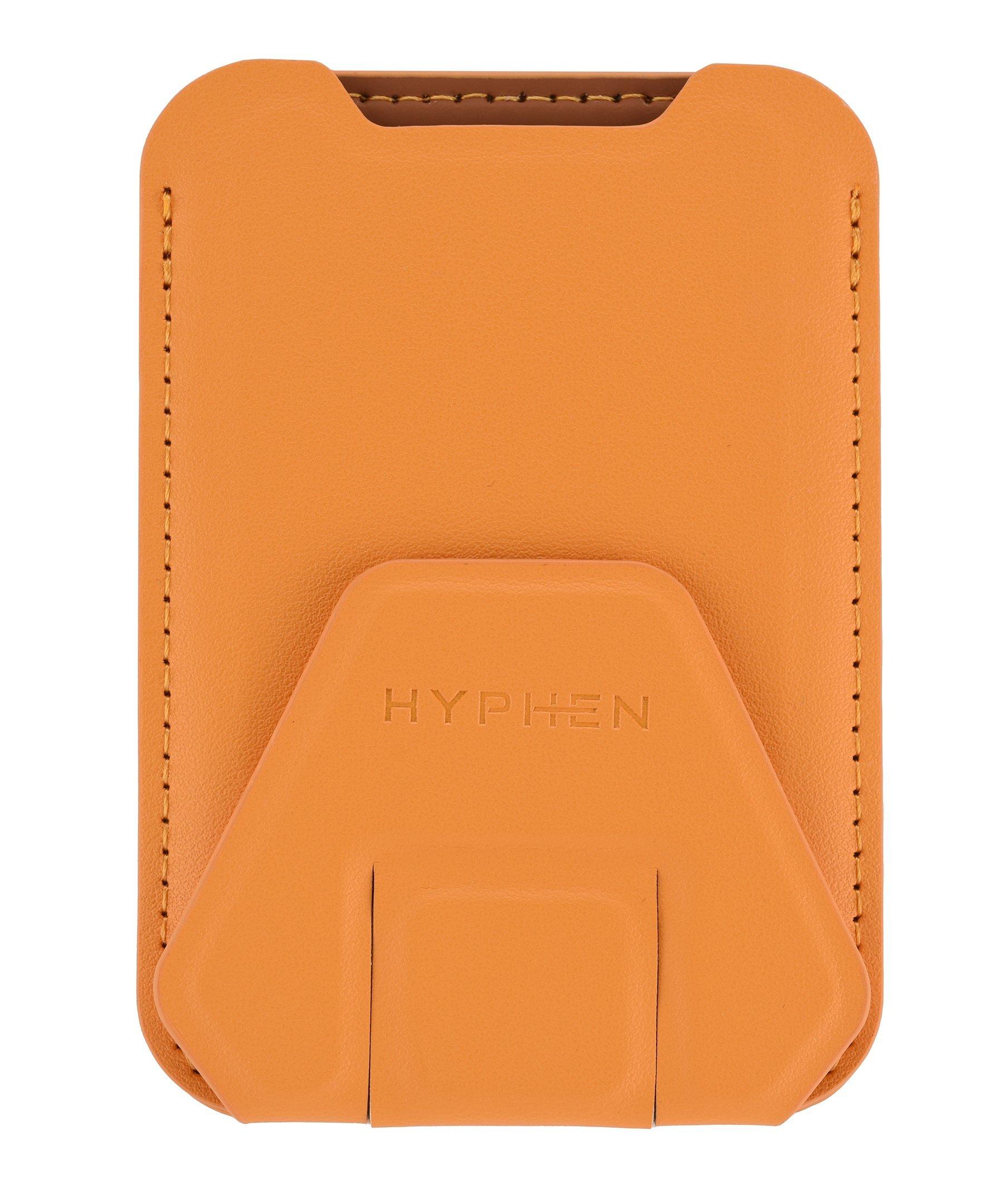 HYPHEN MagSafe Wallet Card Holder with Stand, Orange - eXtra