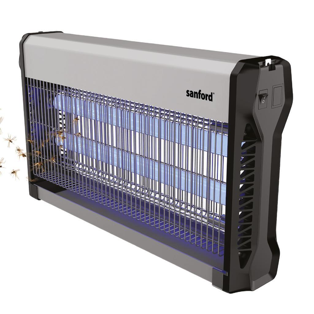 Sanford 39W Dual UV Tubes Insect Killer, Silver/Black - eXtra Bahrain