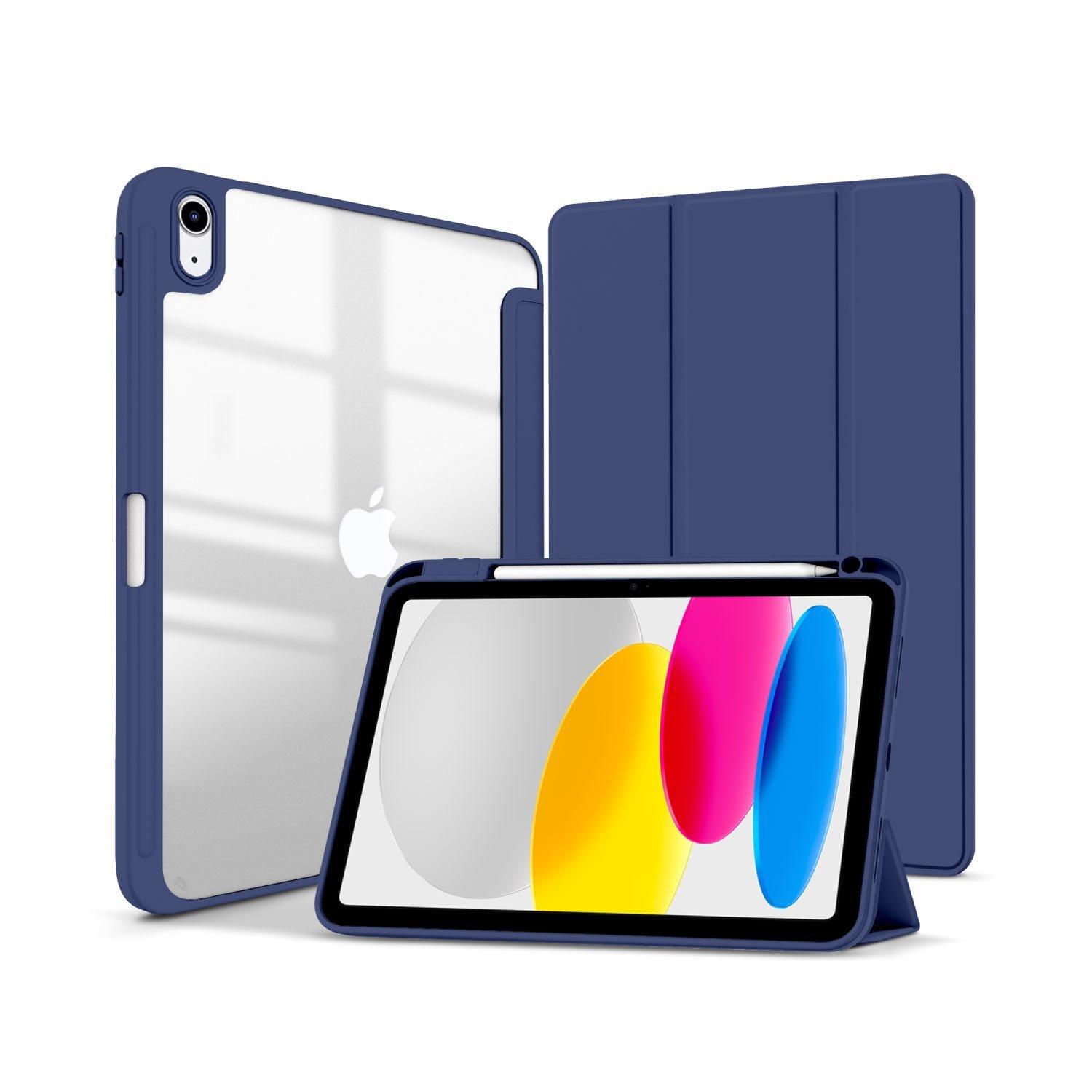 HYPHEN Slim Folio Case for iPad 10.9 Inch, Blue - eXtra