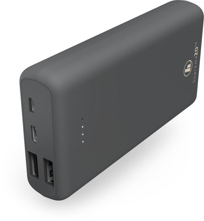 Hama SUPREME 20HD Power Bank 20000mAh, Black - eXtra Bahrain