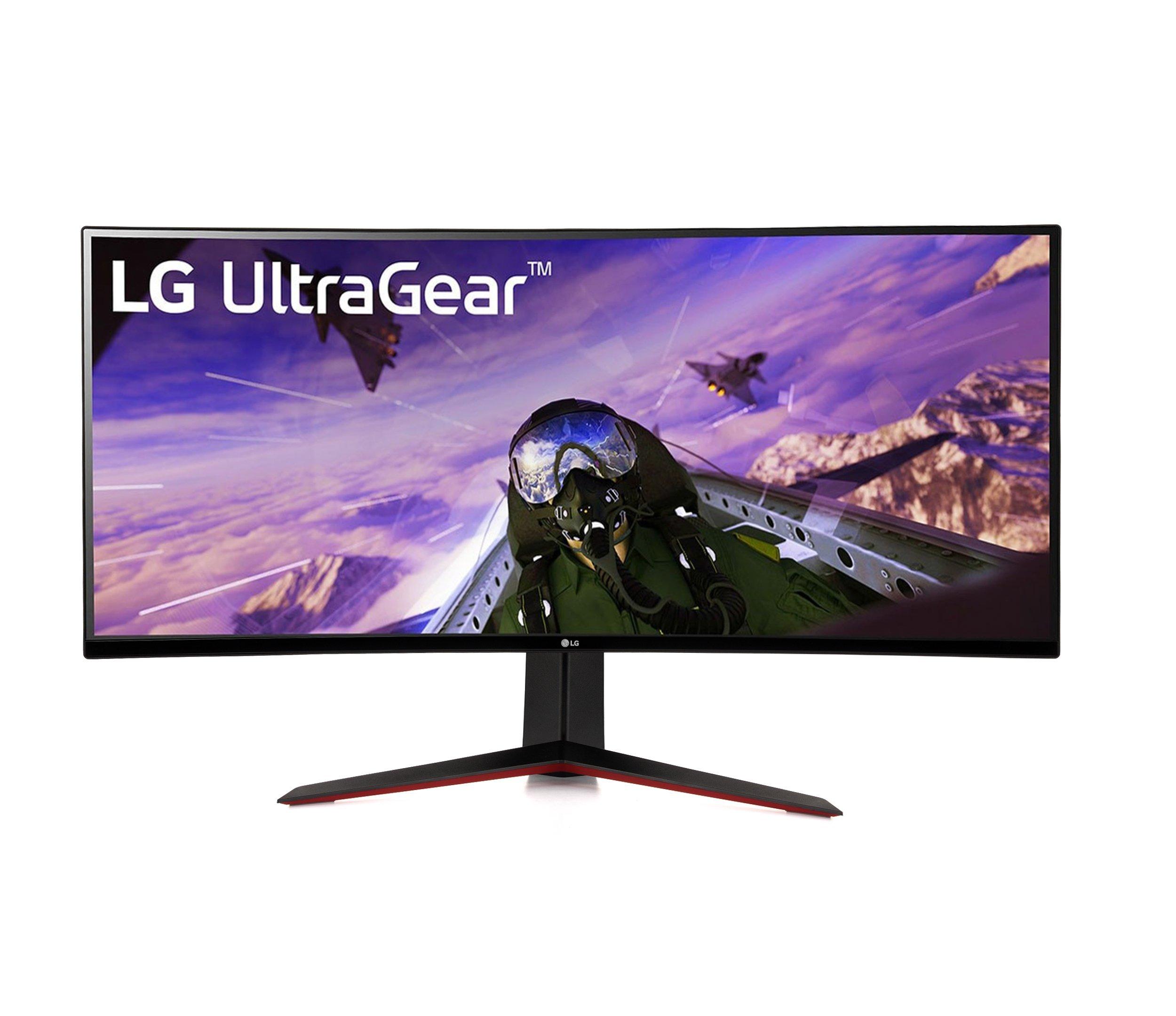 LG UltraGear QHD Curved Gaming Monitor, 34 Inch, Black - eXtra LG UltraGear QHD Curved Gaming Monitor, 34 Inch, Black - eXtra