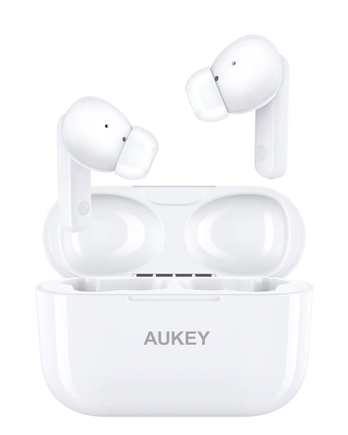 Aukey, True Wireless Earbuds, White - eXtra