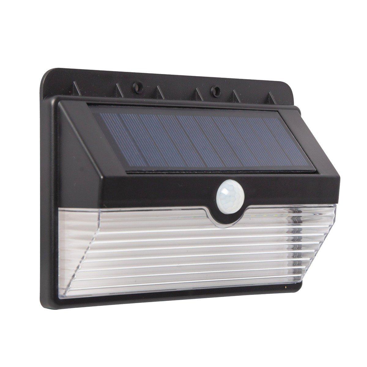 Rafeed, Garden Pathway Led Solar Wall Light, 150Lumens, Natural White ...