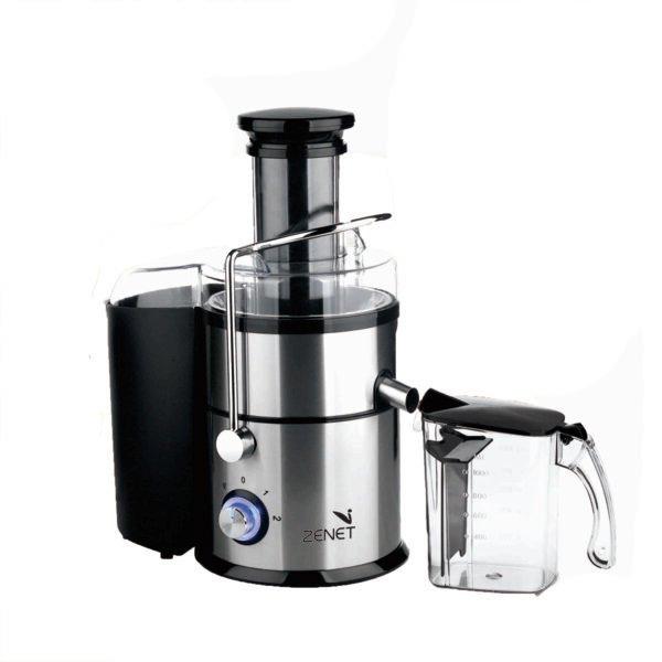 Zenet 800W Extractor Motor 1.0L Jar Juicer Silver/Black - eXtra Bahrain