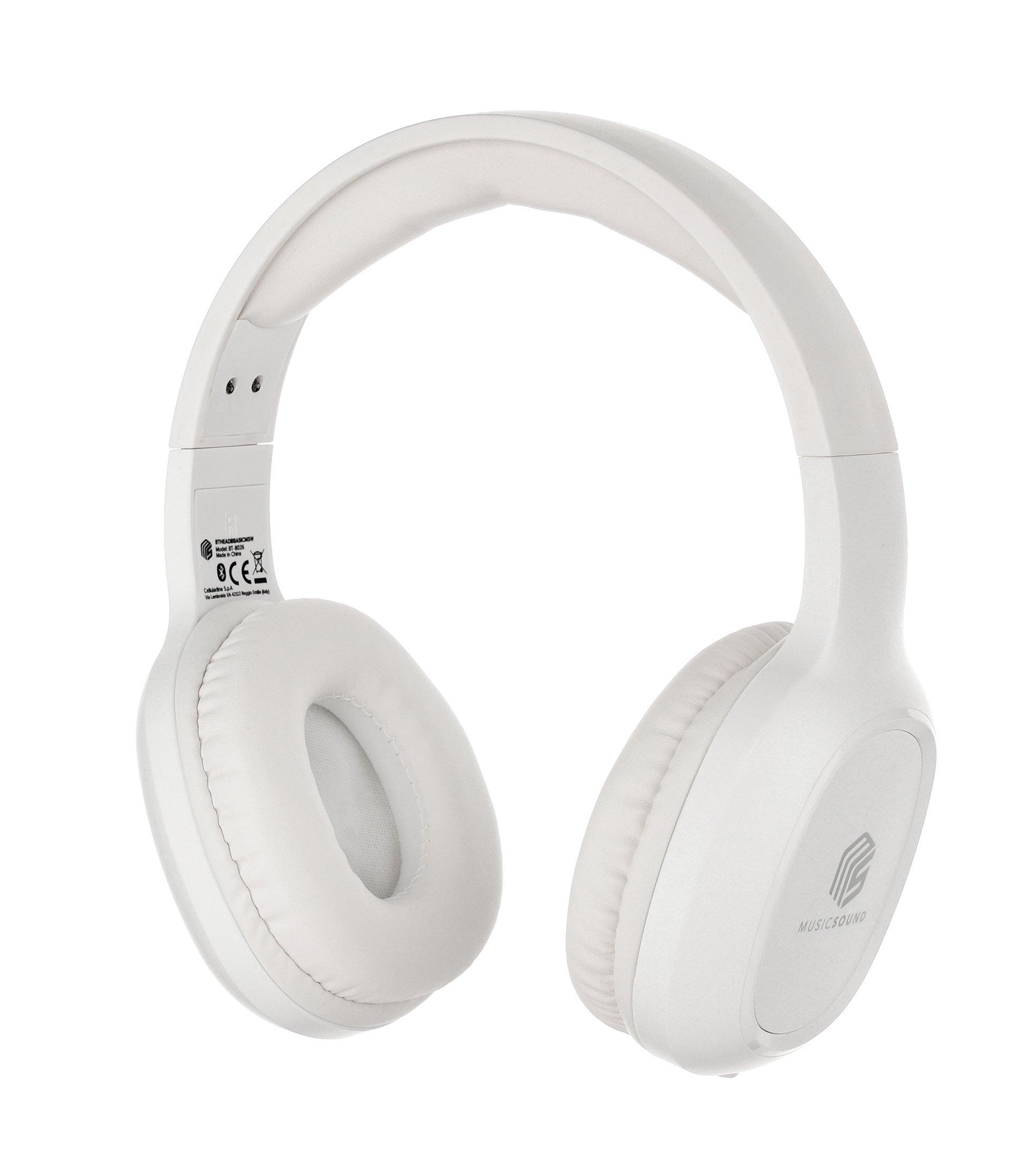 Music, Sound Headband, with call function ,white - eXtra