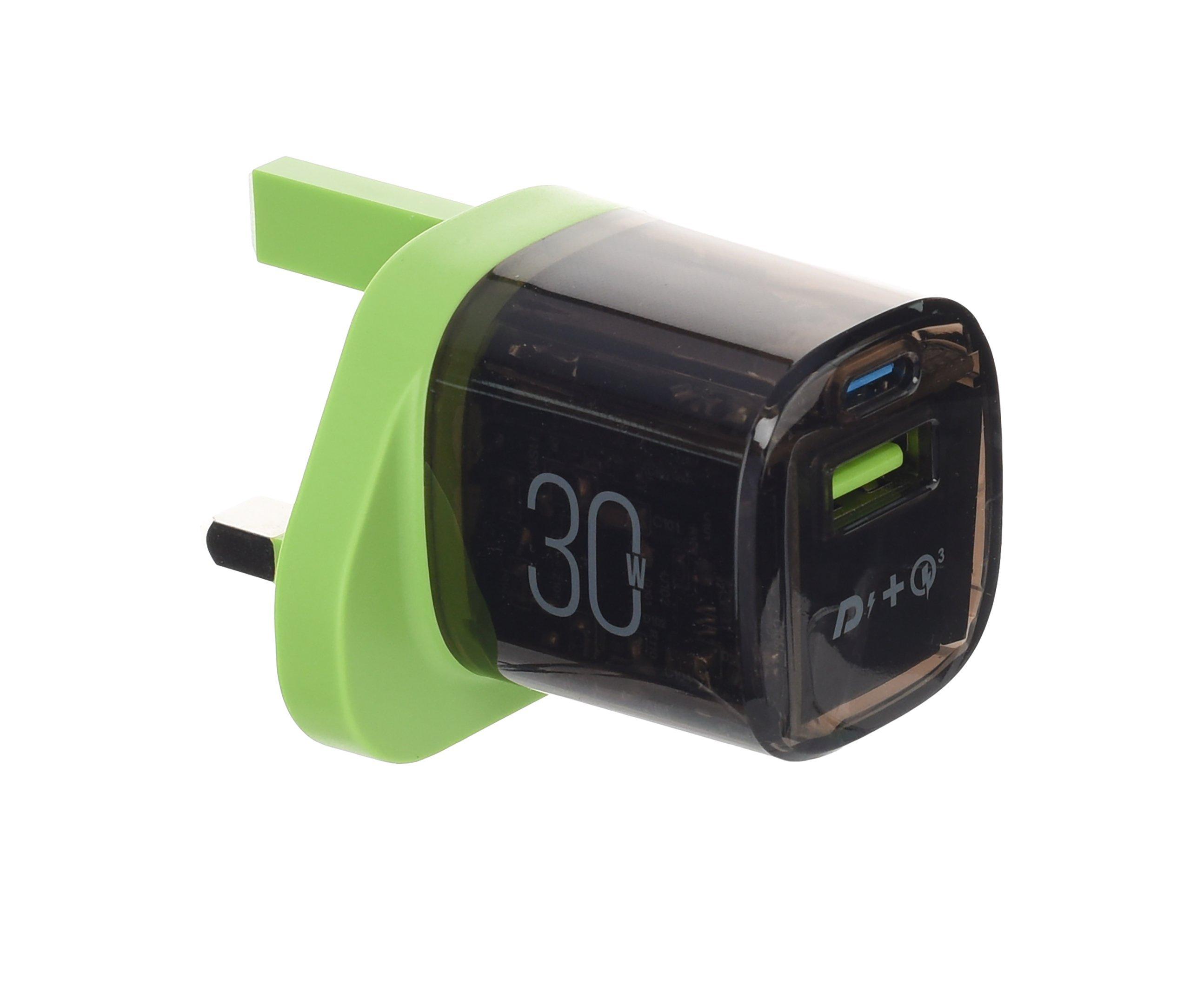Goui, Wall Charger, 30W, Black Transparent - eXtra
