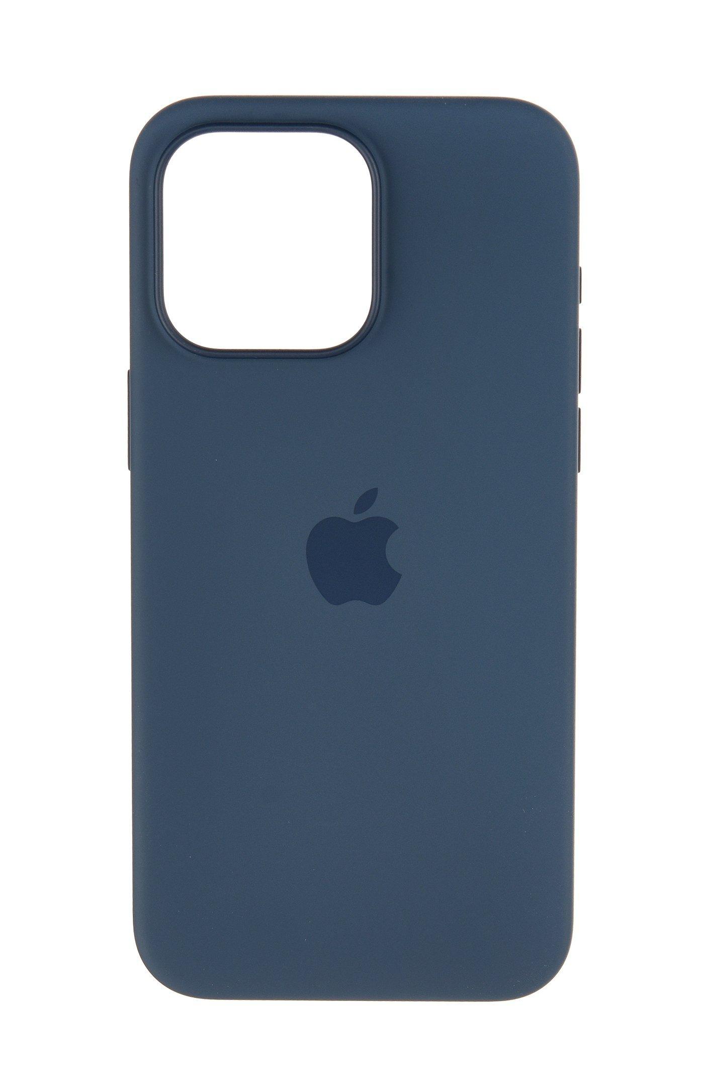 Apple iPhone 15 Pro Max Silicone Case with MagSafe,Storm Blue - eXtra